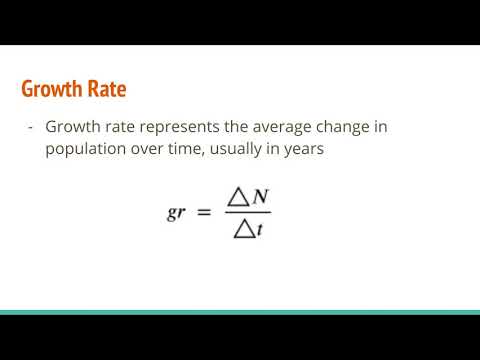 Bio 30 9.1.8 Growth Rate