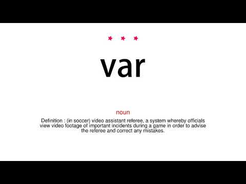 How to pronounce var - Vocab Today