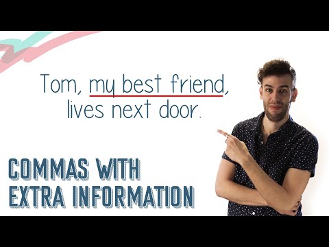 COMMAS WITH EXTRA INFORMATION | English Lesson