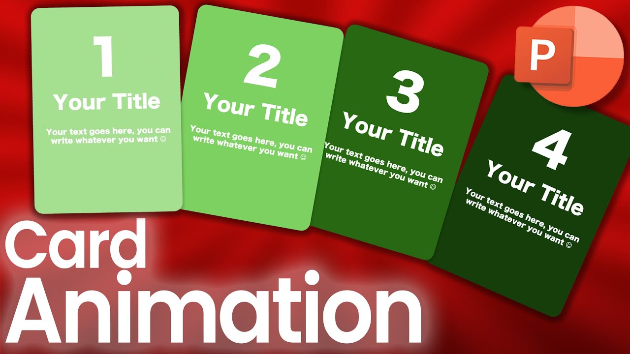 Create a Card stack Morph Effect in PowerPoint