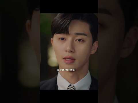 Park Seo Joon’s marriage proposal to Park Min Young in #whatswrongwithsecretarykim #kdrama #shorts