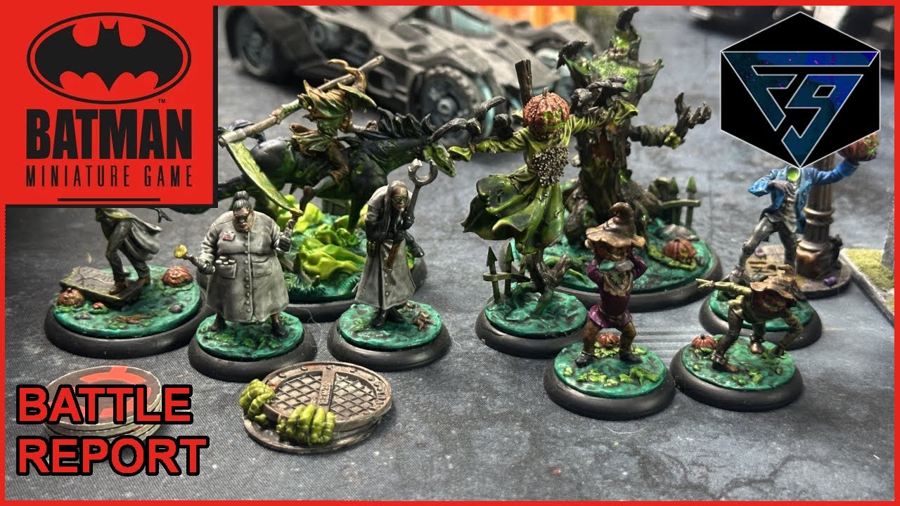 Batman Miniature Game - Scarecrow VS GCPD [Halloween 2025 Special]