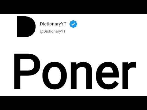 Poner Meaning in English