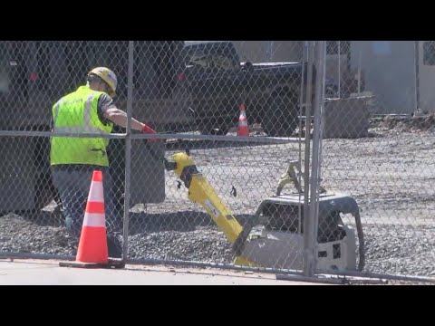 Construction for Pocket Park Underway
