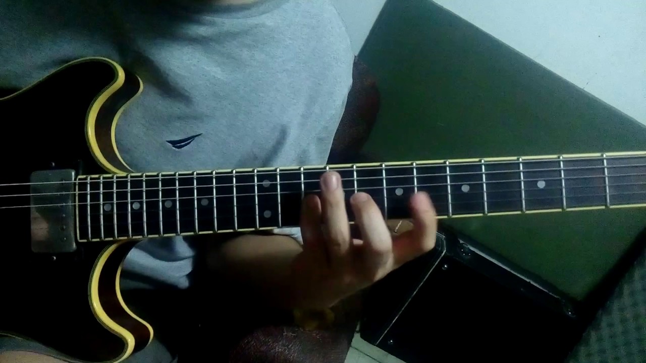 Bb Phrygian nat 6 Scale 3 notes per string guitar