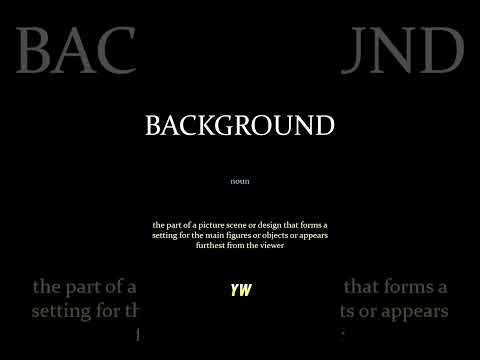 Background #How to pronounce and meaning of the word #learnenglish #vocab #vocabulary #english learn