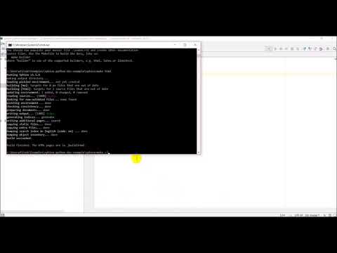 Python documentation website with Sphinx and GitHub - 04 - Autodocument python code