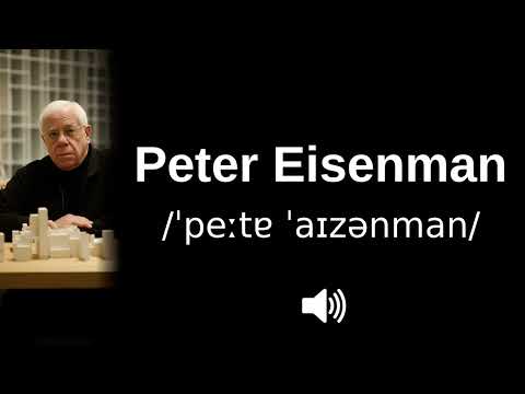 ๐บ๐ธ How to pronounce Peter Eisenman (CORRECTLY!)