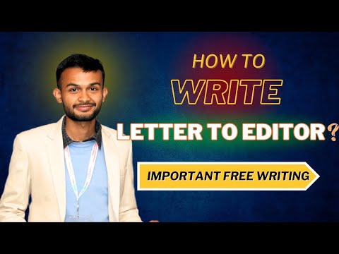 Letter to Editor | Very Important Free Writing | Compulsory English | NEB #elopeeth