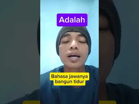 Bahasa jawanya bangun tidur, belajar bahasa jawa part 14 #belajar bahasa jawa #jawa ngapak #shorts
