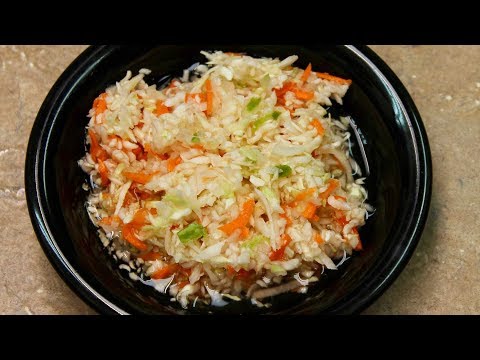 Vinegar Slaw Recipe with Michael's Home Cooking