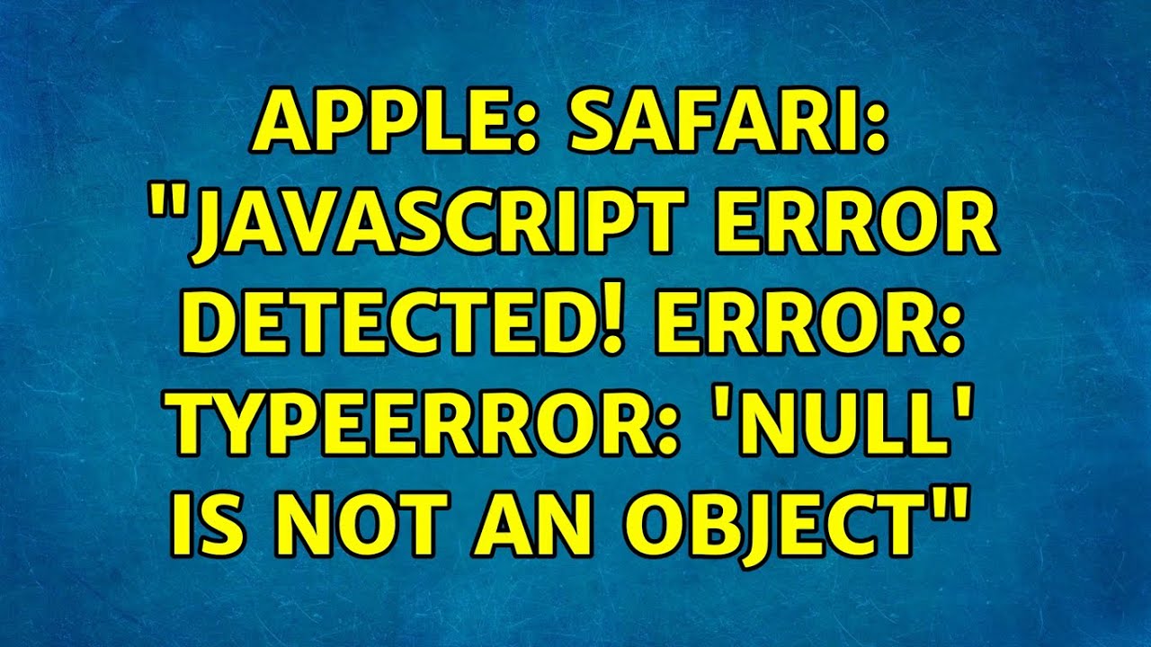 Apple: Safari: 