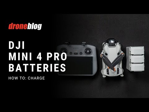 DJI Mini 4 Pro Batteries: How-to Charge