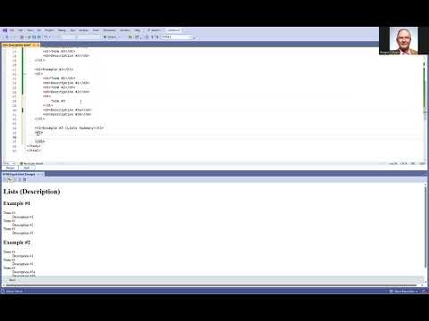 HTML Lists (Description)