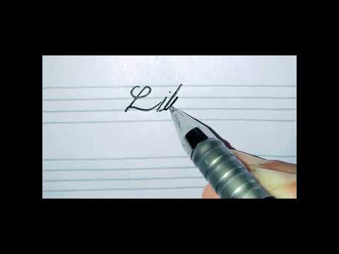Name of Liliana write ✍️ in beautiful cursive style.||. Comment your name to write a name.