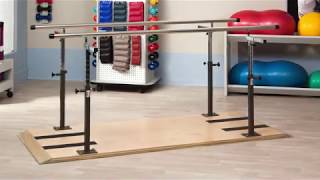 Clinton Industries Floor Mounted Parallel Bars 3-4012