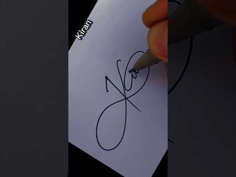 Kiran Name sign design ✍️ ll K Name signature style ll #kiran #sign #art