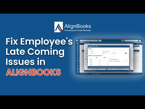 Fix Employee's Late coming Issues with AlignBooks' Point System