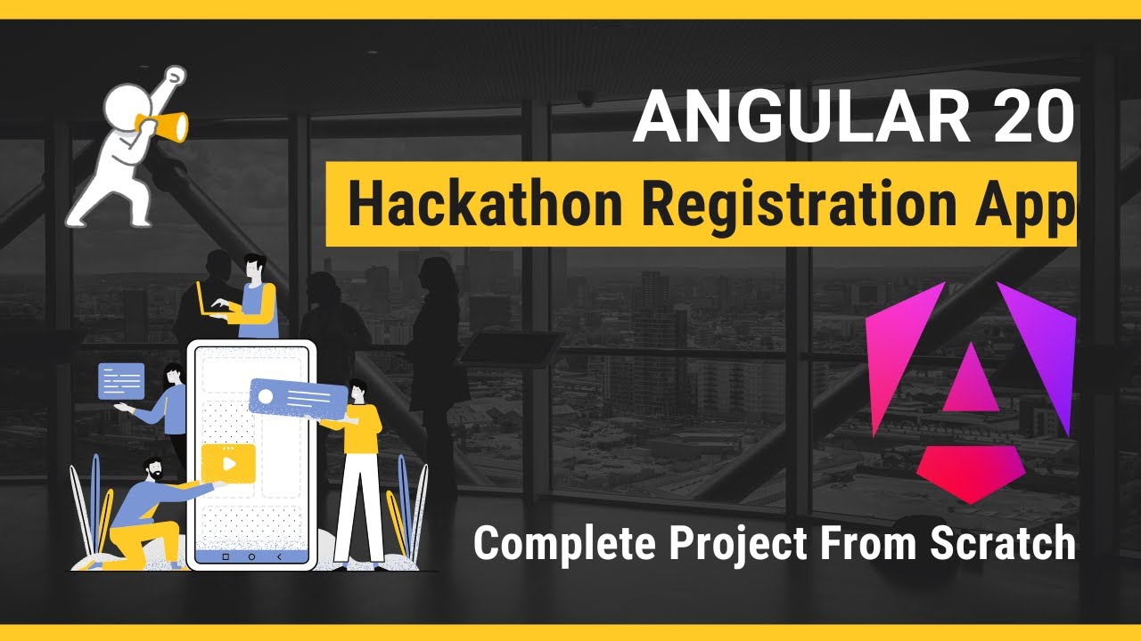 Hackathon & Project Competition App in Angular 💻 | Step-by-Step Full Project Tutorial