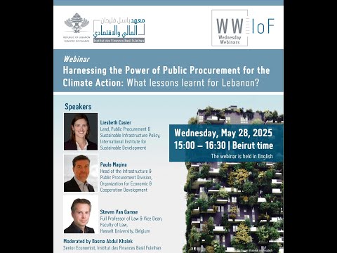 Webinar : Harnessing the power of public procurement for the climate action