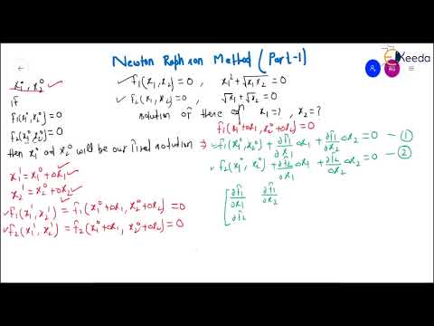 Newton Raphson Method part 1 Video Lecture - Power System (Video ...
