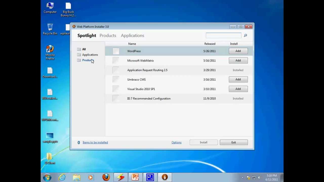 Wordpress - Installation on Microsoft SQL Server 2008 R2