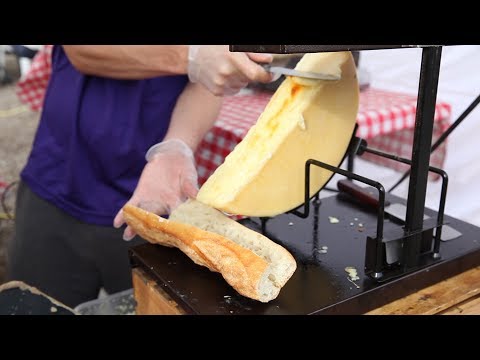 Try a Raclette Sandwich from the Swiss Alps in Chicago
