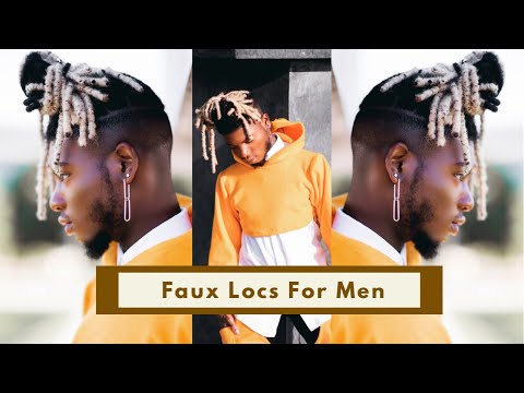 Ombre Human Hair Locs For Men | 100% Human Hair Loc Extension For Men