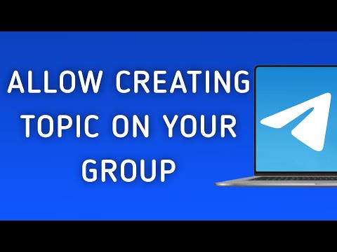 How To Allow Creating Topic On Your Group On Telegram App On PC (New Update)