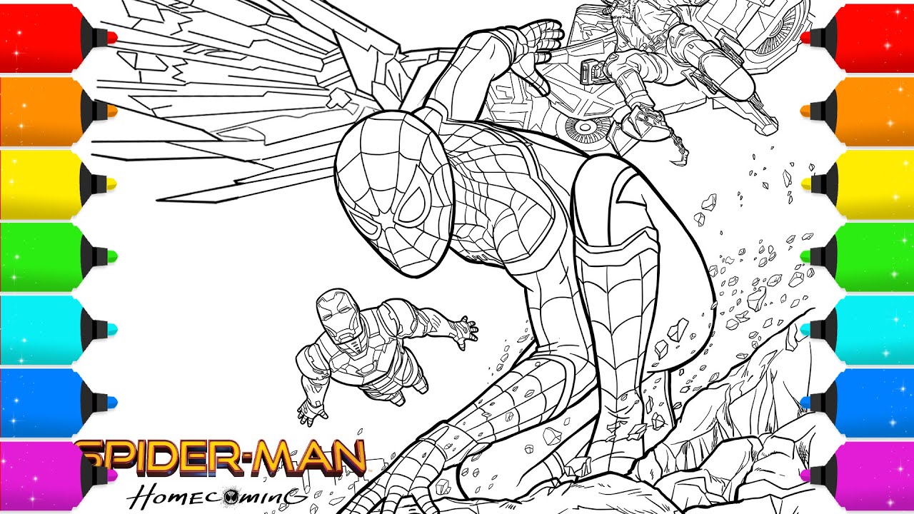 Digital Drawing Spider-Man: Homecoming