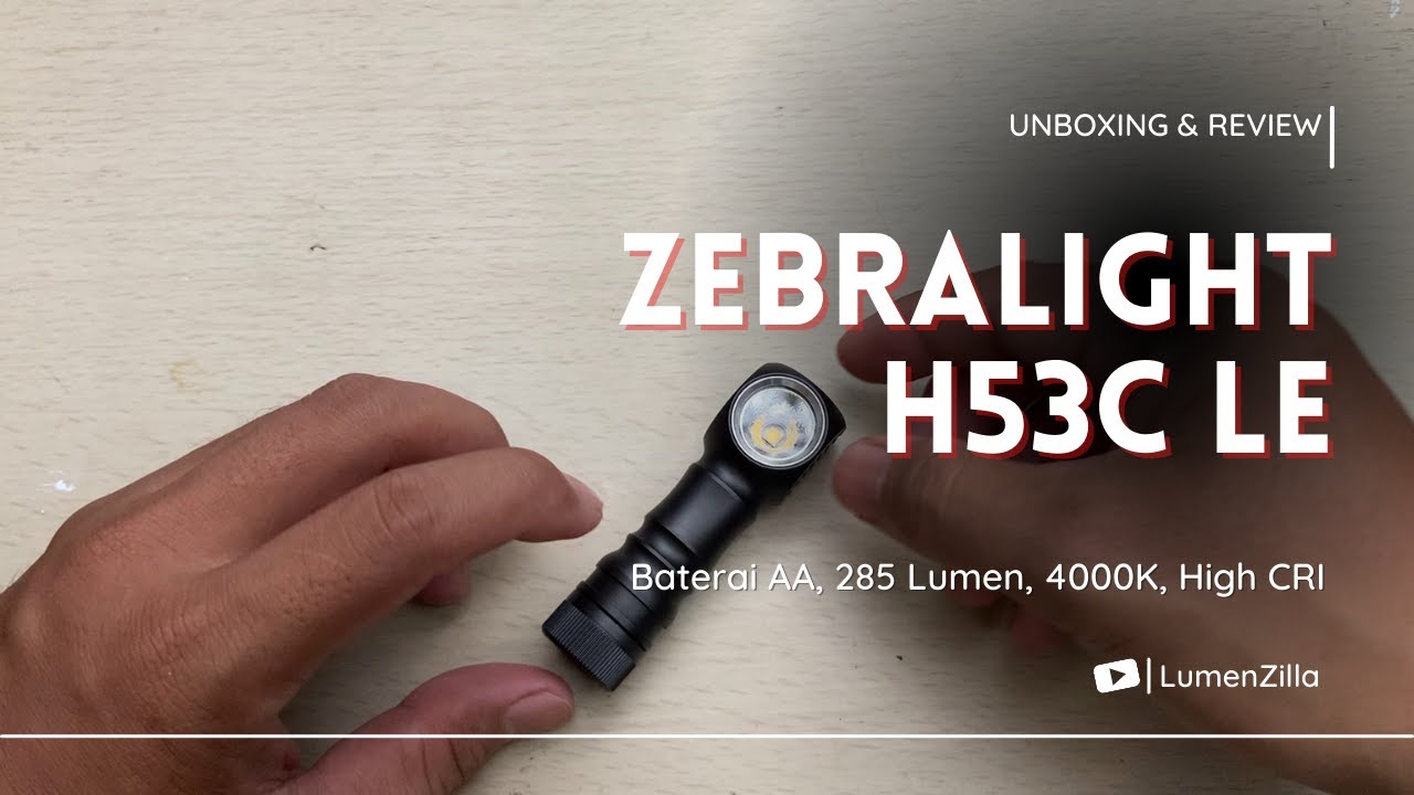 Review: Zebralight H53c LE - 1 x AA / 1 x 14500 Flashlights ...