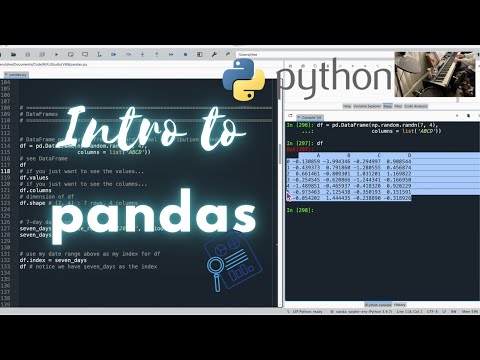#Python | Intro to Pandas | #Pandas #PythonPandas #PythonDataScience #PythonForBeginners