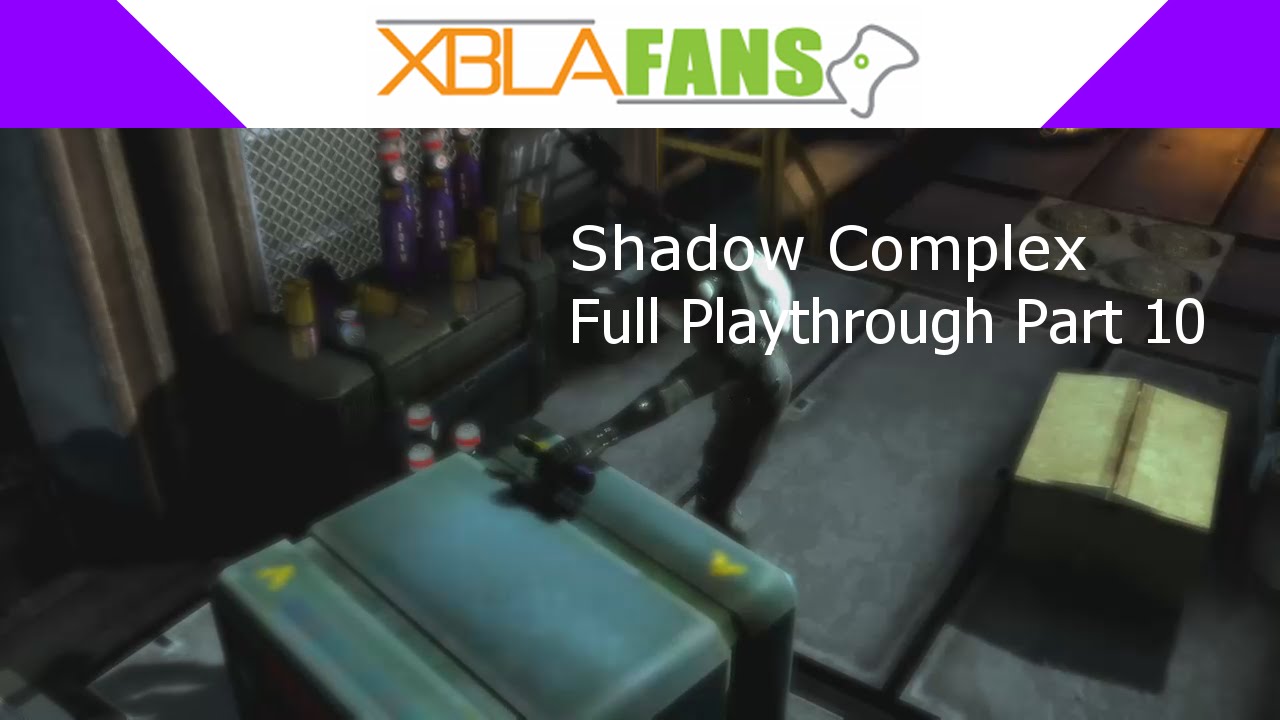 Shadow Complex Full Playthrough Part 10: Foam Gun