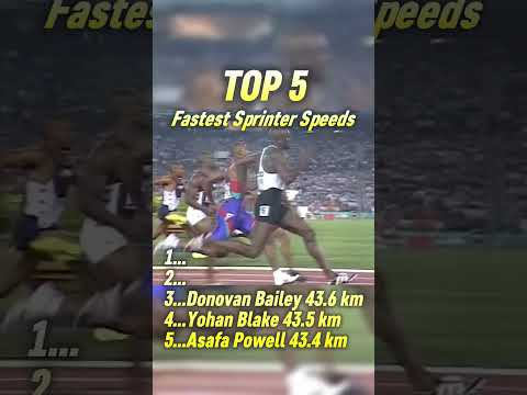 Top 5 Fastest Sprinter Speeds Ever Recorded!