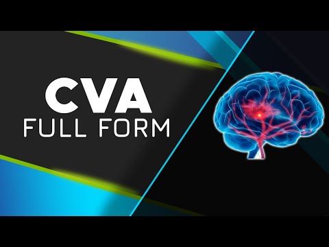 Definition of CVA - CVA Full Form - Full form of CVA - Cerebrovascular Accident