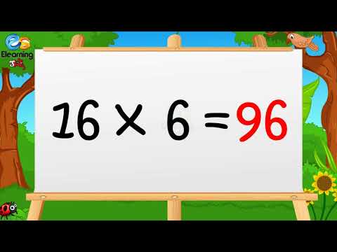 Learn Multiplication Table of Sixteen 16 x 1 = 16 - 16 Times Tables