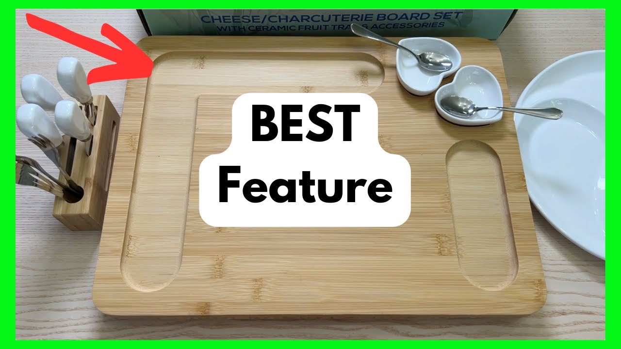 Large Charcuterie Board and Knife Set – Review