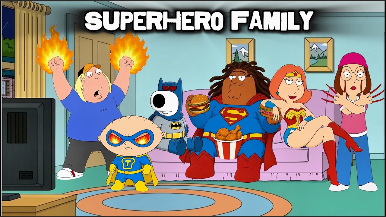 The Griffin Family’s Craziest Superpowers in” Family Guy