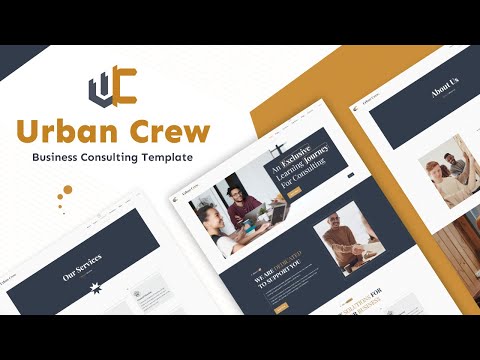 Urban Crew Business Consulting HTML Website Templates | Consulting Agency Template - Geek Code Lab