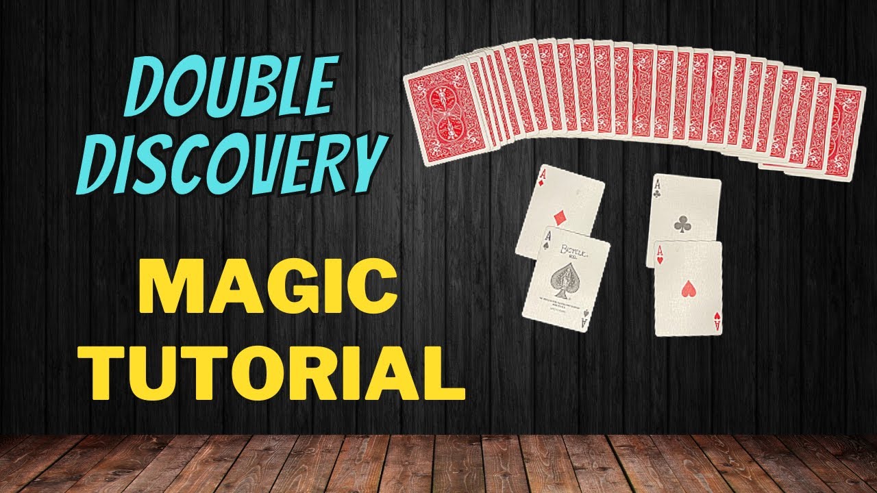 How To Make The Four Aces Appear In A Flash - Double Discovery - Magic Card Trick Tutorial