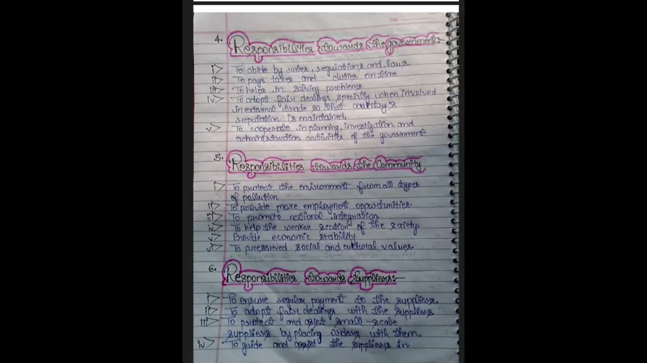 class 11 ||business studies|| chapter 6|| complete notes  📝