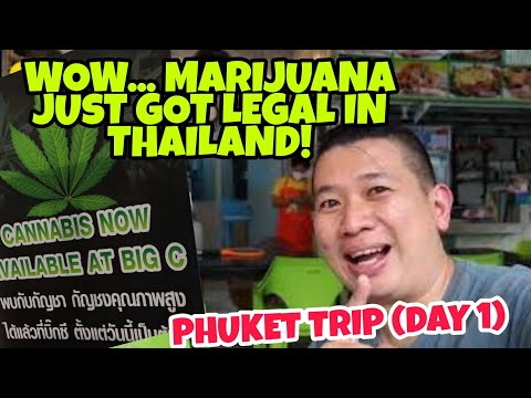 WEED OR MARIJUANA JUST GOT LEGAL IN THAILAND | Trip phuket day 1 with good food and lots of durian