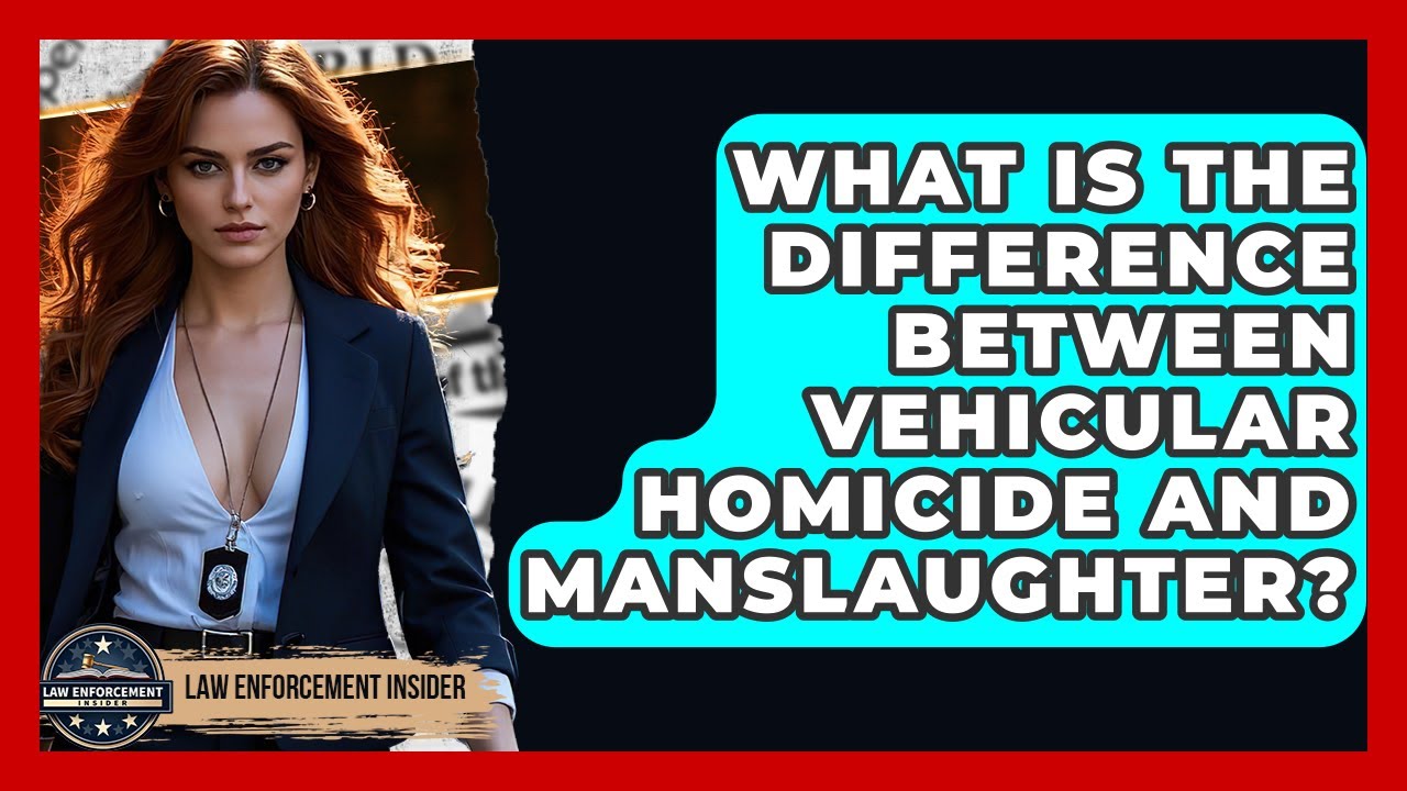 What Is The Difference Between Vehicular Homicide And Manslaughter? - Law Enforcement Insider
