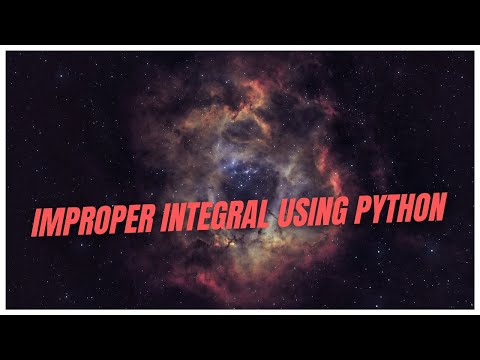 Improper Integral using PYTHON