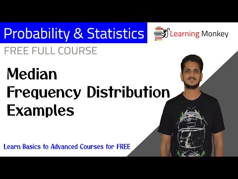 Median Frequency Distribution Examples Video Lecture - Crash Course ...