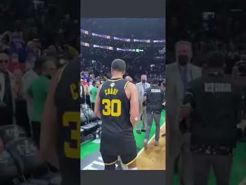 Steph and Sonya Curry celebrate a huge win in Boston #short