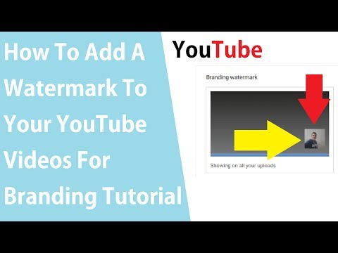 how to add a watermark (Subscribe Button) to your youtube videos for branding tutorial ✔