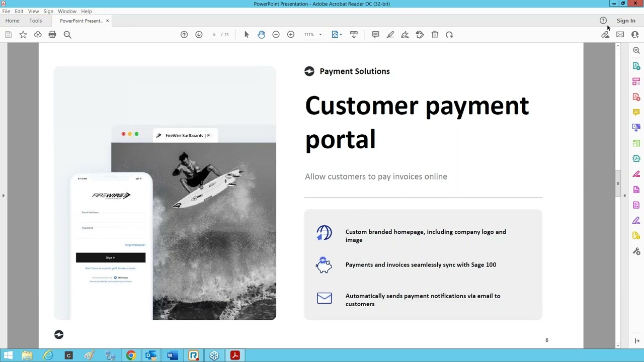 Accept and Manage Payments Inside Sage 100