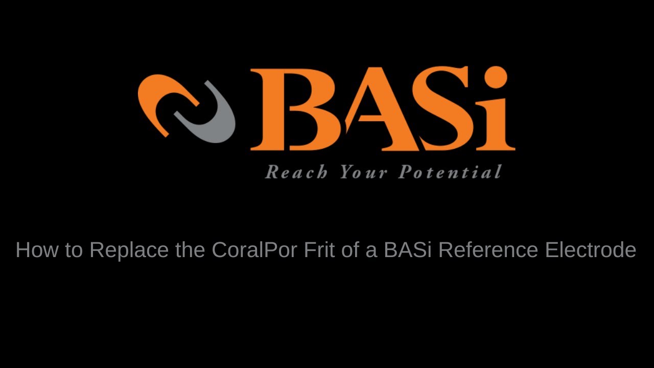 Replacing the CoralPor Frit of a BASi Reference Electrode