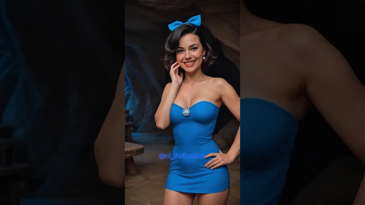 Yabba Dabba Real?! 🦴😂 Here's the Real Life Flintstones! 🏡#livingcartoon #theflintstones